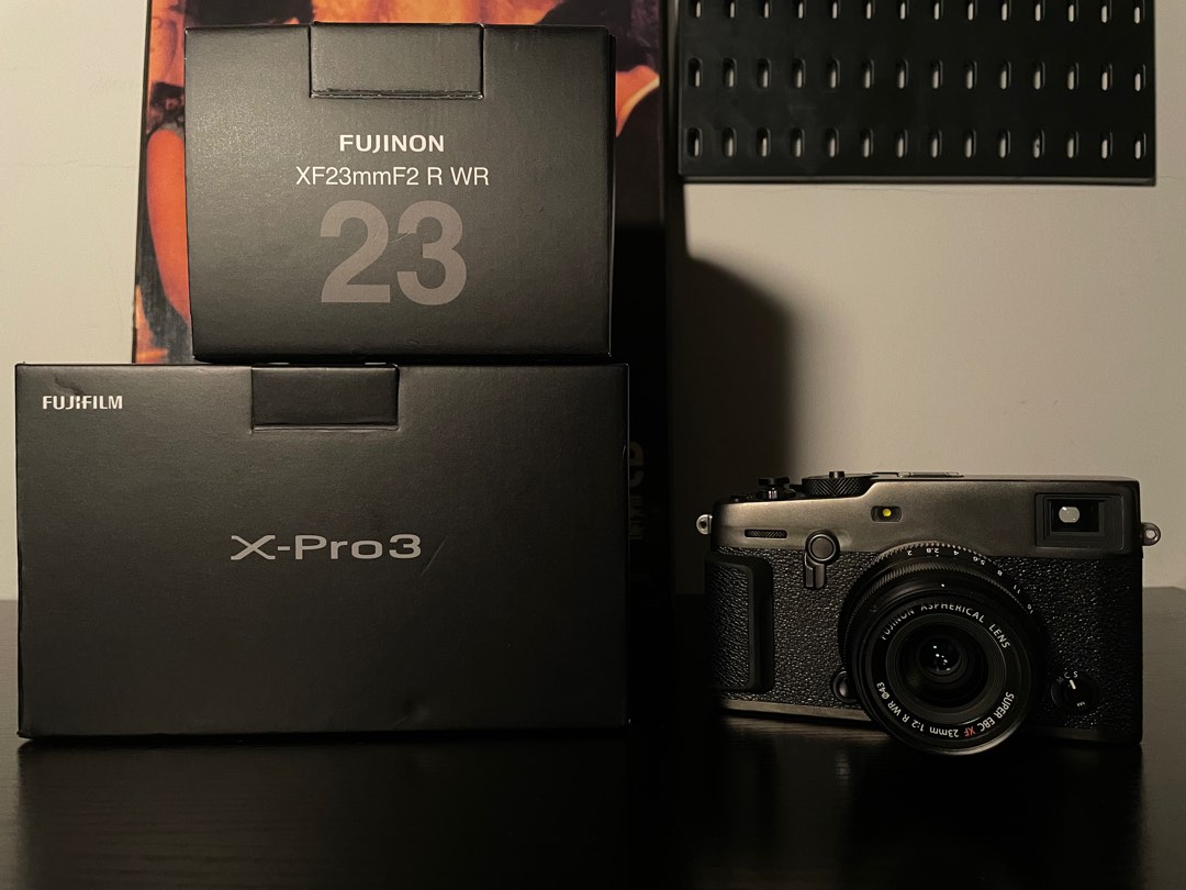 FUJIFILM X-Pro 3 DURA BLACK with XF23mmF2, 攝影器材, 相機 - Carousell