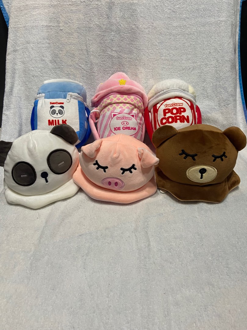 Funclaw Soft Toys - Bear, Panda &Pig, Hobbies & Toys, Toys & Games on ...