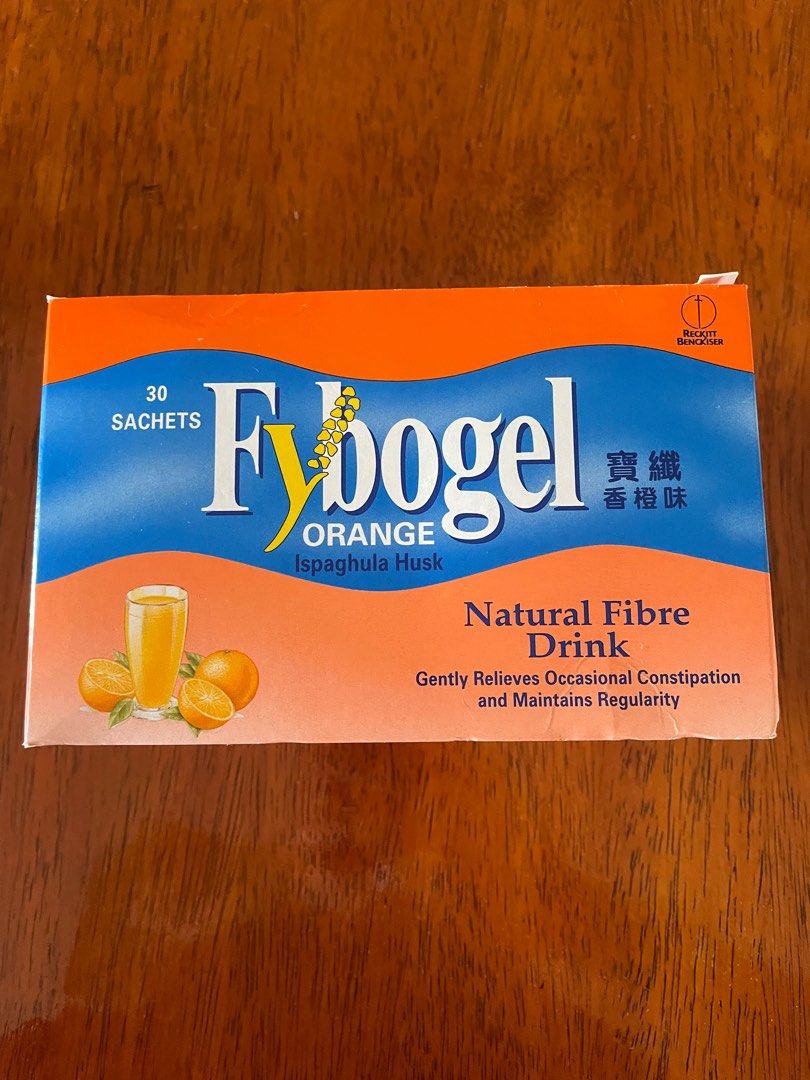 Fybogel Orange Natural Fibre Drink (18 sachets), Health & Nutrition ...