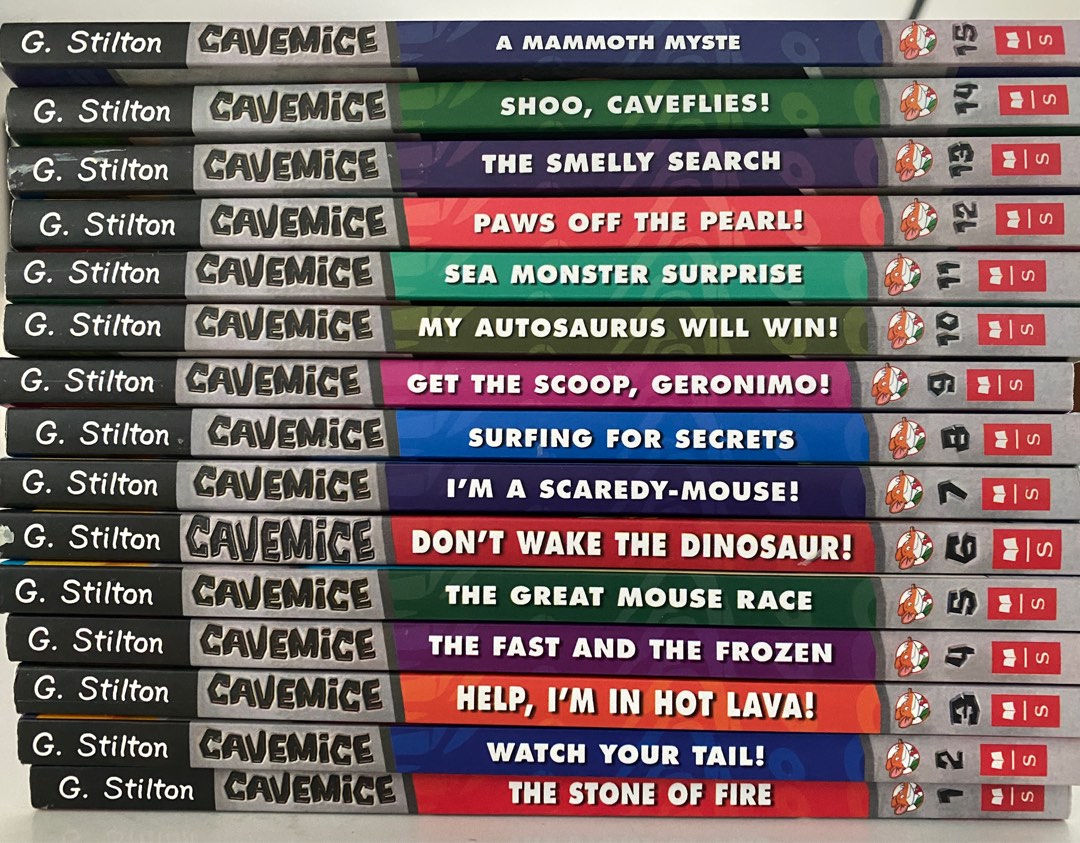 Geronimo Stilton Cavemice 1 to 15 series, Hobbies & Toys, Books ...