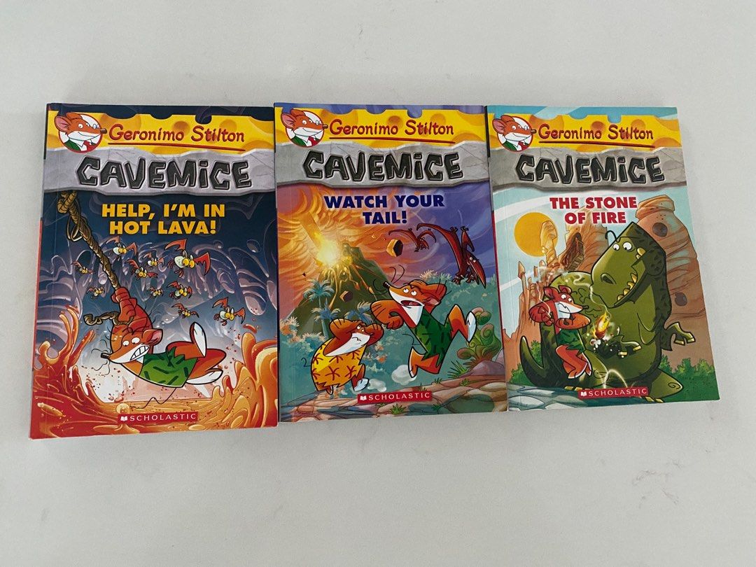 Geronimo Stilton Cavemice 1 to 15 series, Hobbies & Toys, Books ...