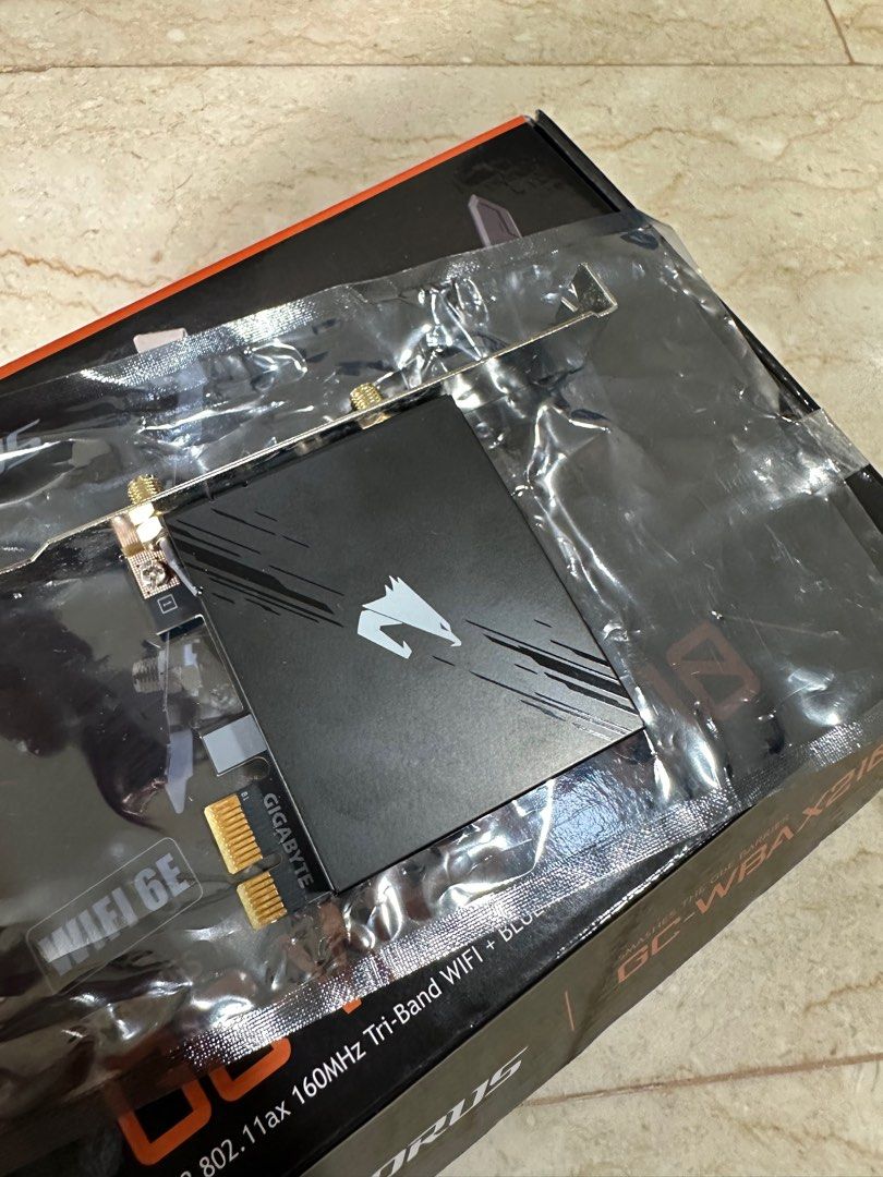 Gigabyte Aorus AX210 WiFi 6E + Bluetooth 5.2 PCIe Card., Computers ...