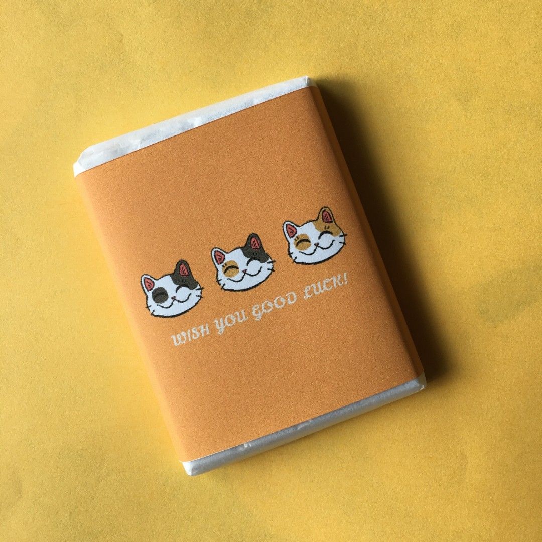 Good Luck Customised KIT KAT Chocolate Gift Food Snacks, Food & Drinks ...