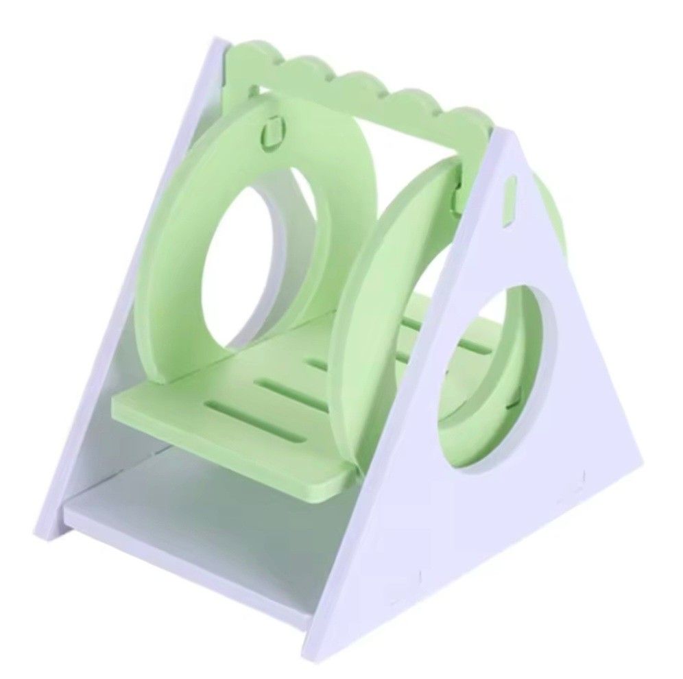 Hamster Green Triangle Swing, Pet Supplies, Homes & Other Pet Accessories on Carousell