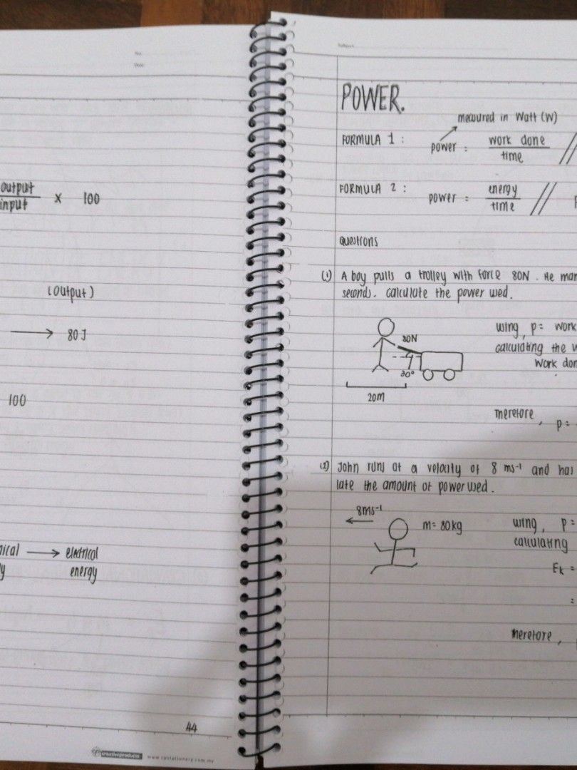 HANDWRITTEN REVISION NOTES CHEM & PHY, Hobbies & Toys, Books ...