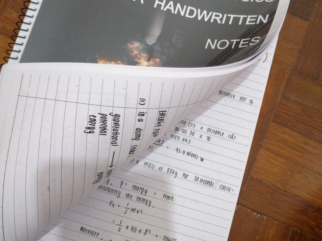 HANDWRITTEN REVISION NOTES CHEM & PHY, Hobbies & Toys, Books ...