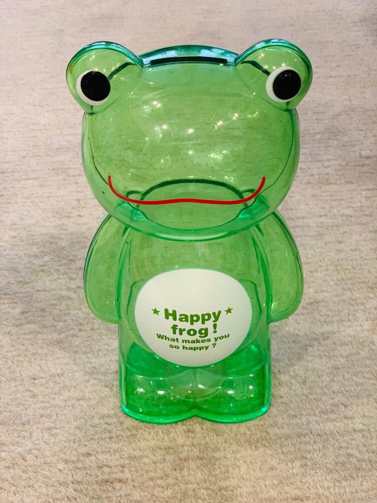 Happy Frog Piggy Bank (Money Box), Everything Else on Carousell
