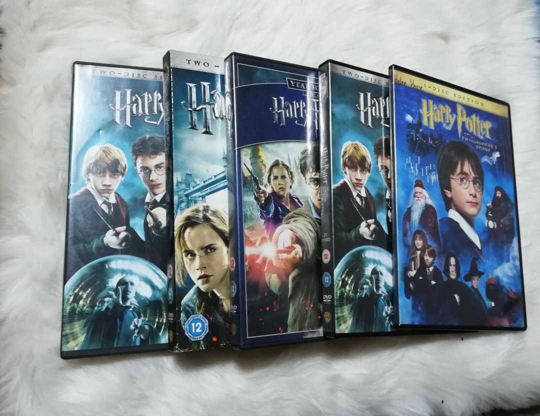 HARRY POTTER DVDs, Hobbies & Toys, Music & Media, CDs & DVDs on Carousell