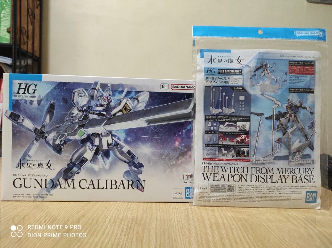HG Gundam Calibarn plus Weapon Display Base, Hobbies & Toys, Toys ...
