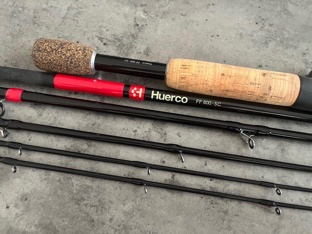 Huerco FF series FF600-5C BFS bait casting travel rod, Sports Equipment, Fishing on Carousell