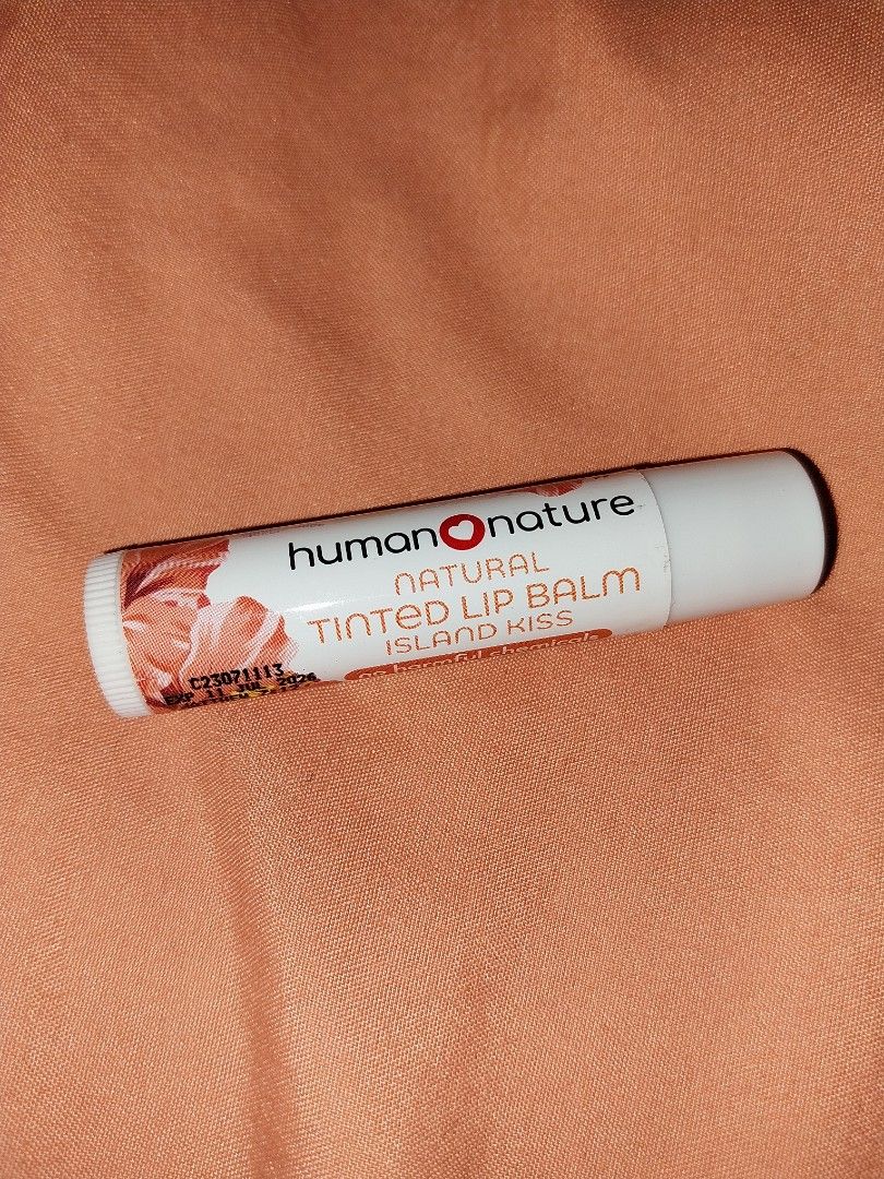 Human Nature Tinted Lip Balm in Island Kiss 4g, Beauty & Personal Care ...