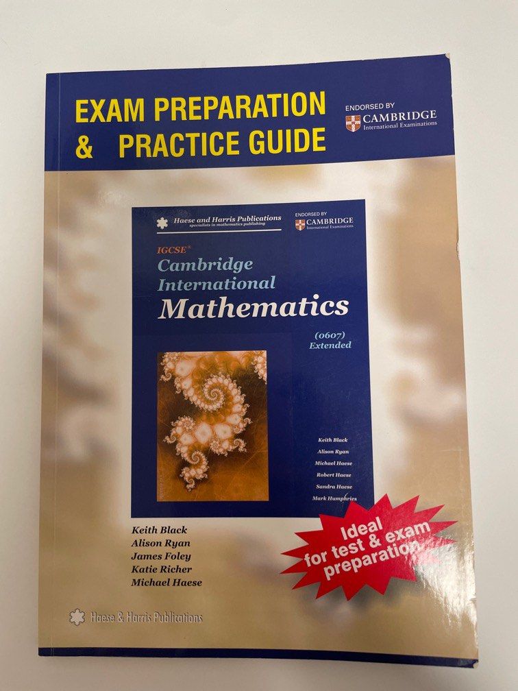 IGCSE e math exam practice guide, Hobbies & Toys, Books & Magazines ...