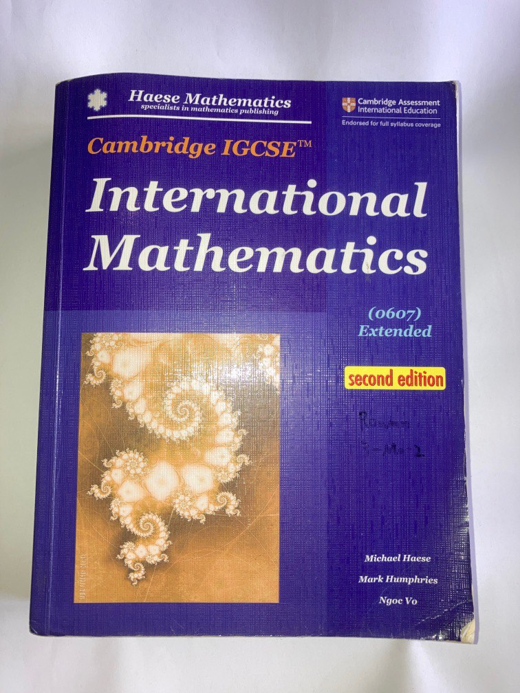 IGCSE International Mathematics (Haese) 2nd Edition, Hobbies & Toys ...