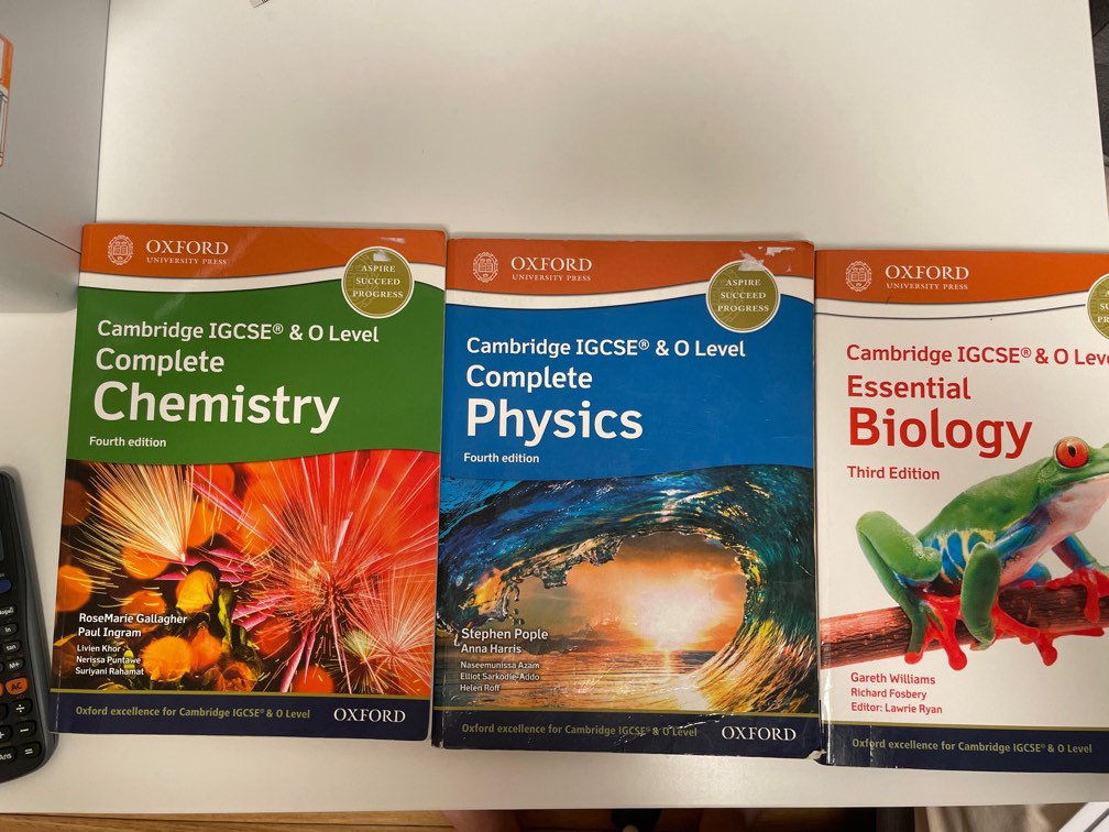 IGCSE new syllabus science textbooks, bio, physics and chem, Hobbies ...