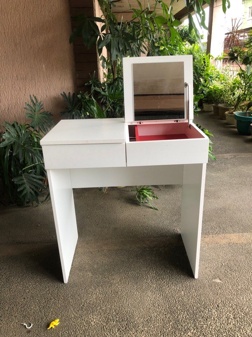 IKEA Vanity Table (Fixed 2000), Furniture & Home Living, Furniture ...
