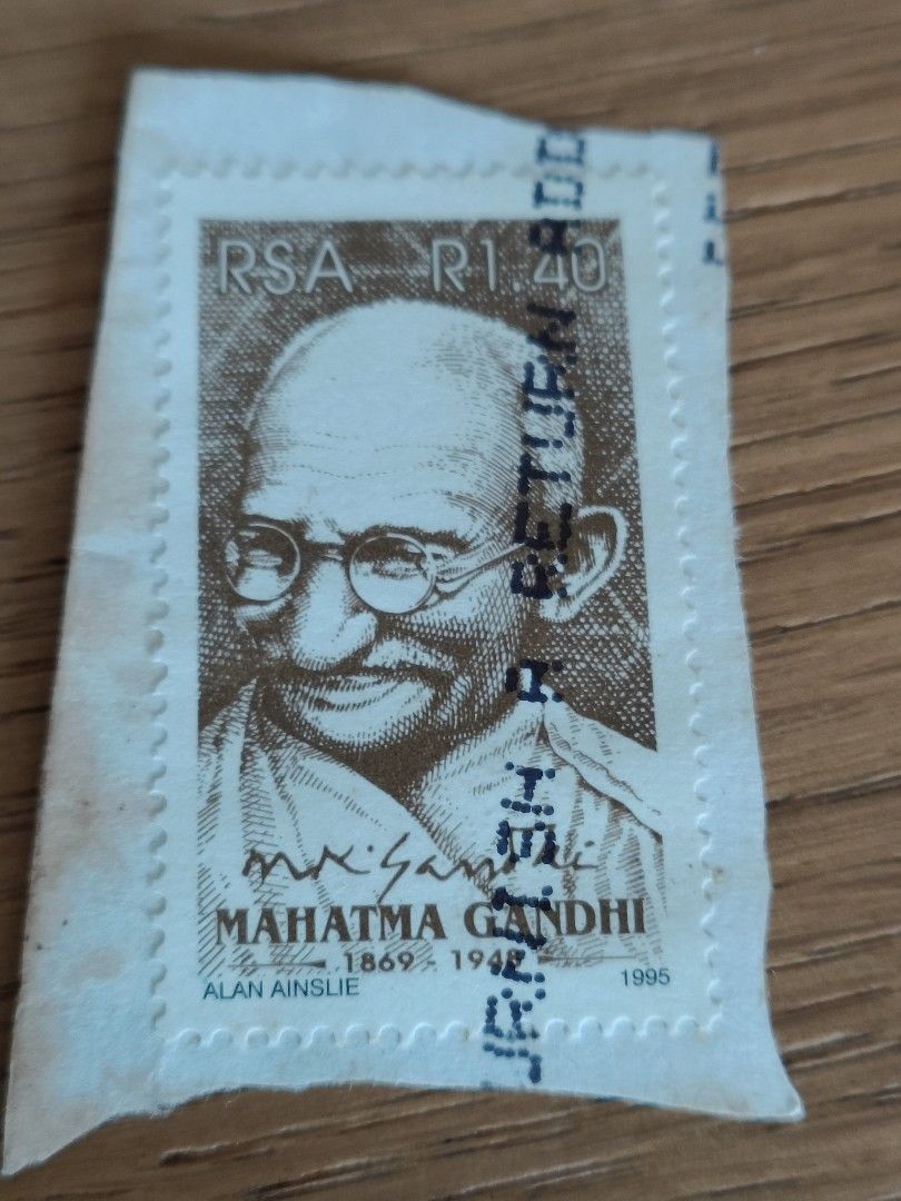 India Postal Stamp of 1.40 Rupee Features Mahatma Gandhi, An EXTRA FINE ...