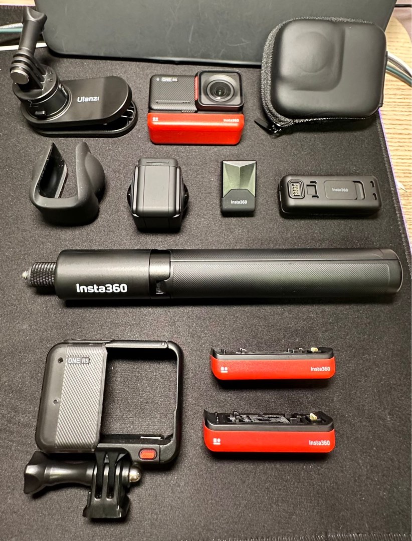 Insta360 One RS Twin Edition, Photography, Video Cameras on Carousell