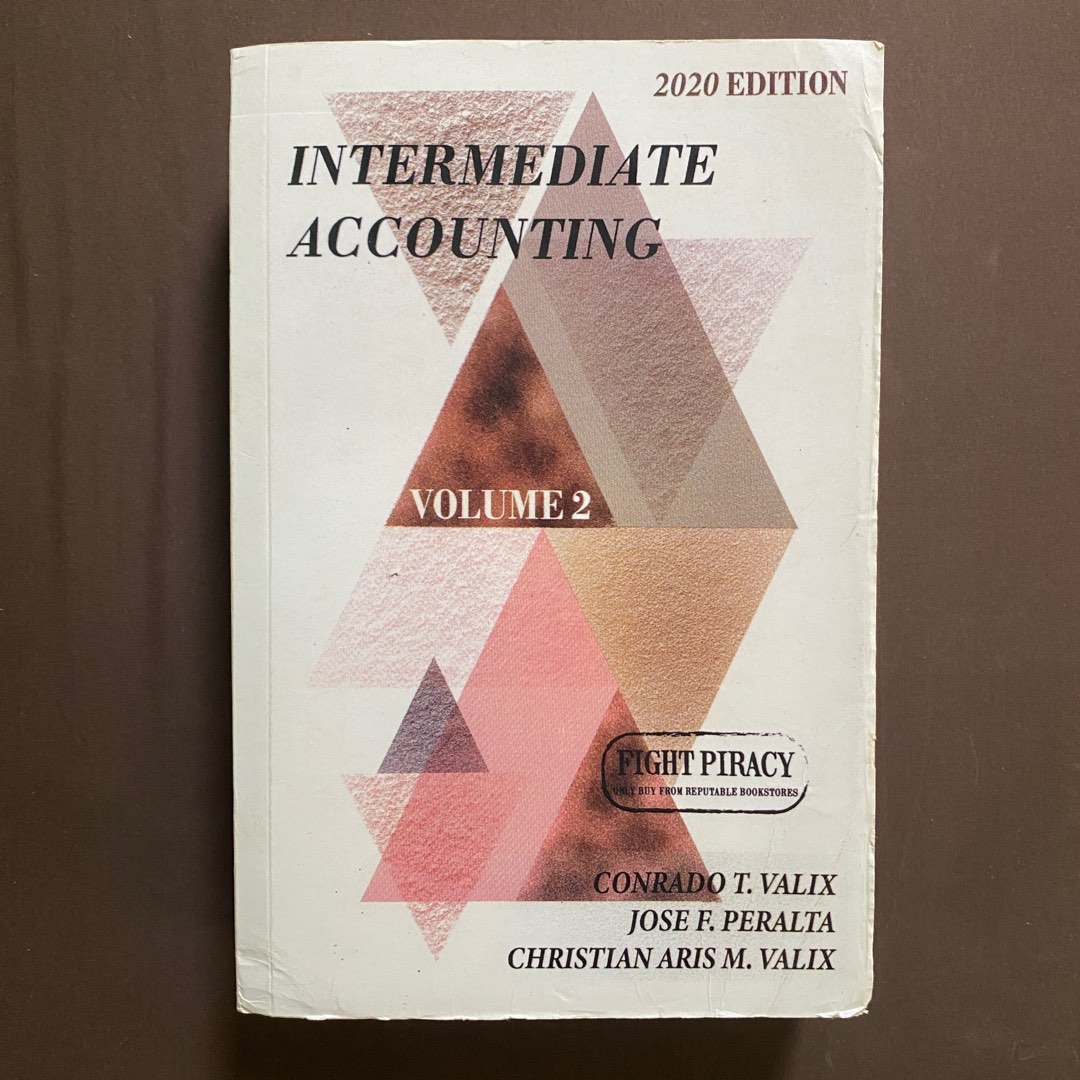Intermediate Accounting 2020 Edition Volume 2 by Valix et. al, Hobbies ...