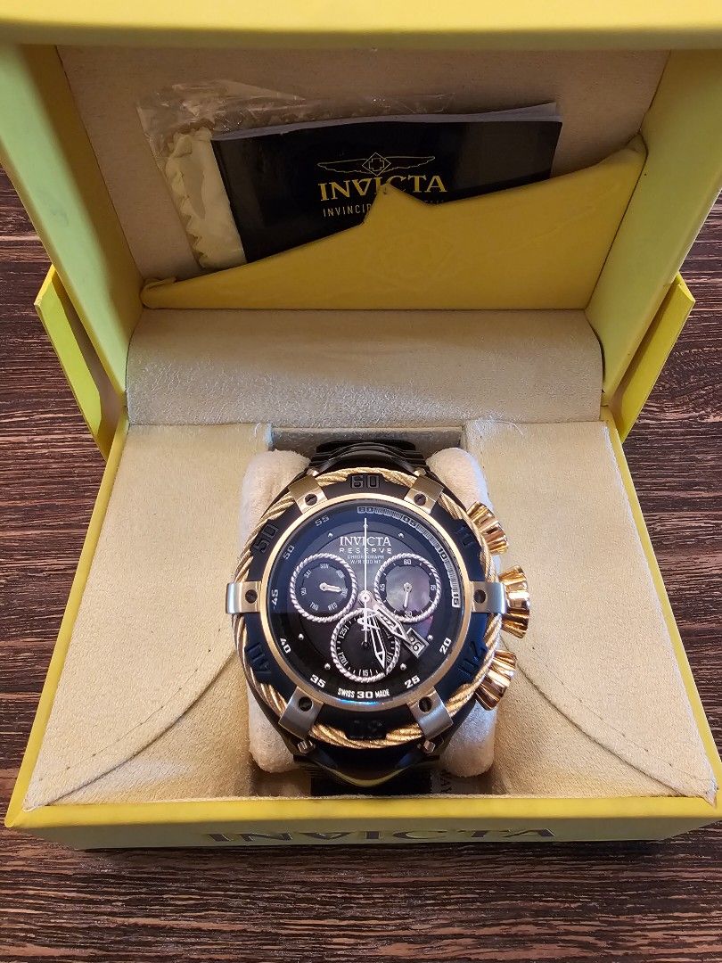 【INVICTA】9成新 英威塔 SWISS MADE 瑞製 雷電系列 JT傑森泰勒限量999聯名款 瑞士Z60機芯 石英錶 - Ouye ...