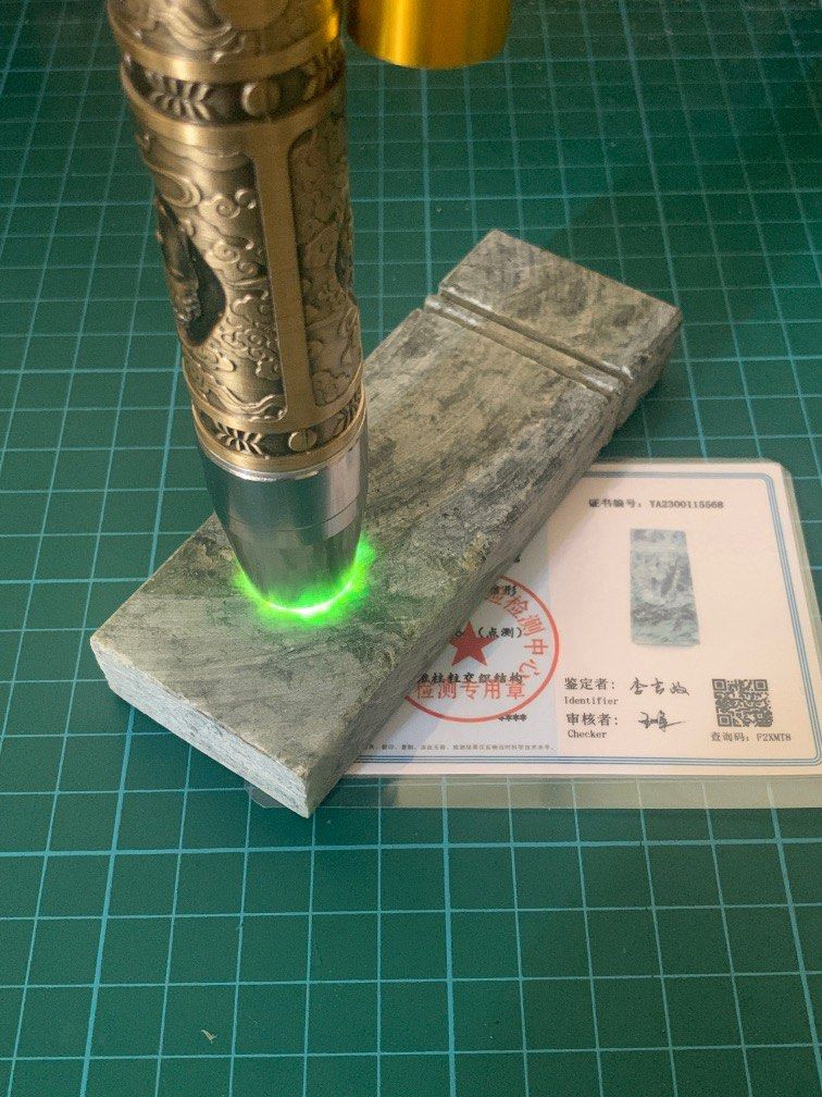 Jade paper weight or name stamp, Hobbies & Toys, Memorabilia ...