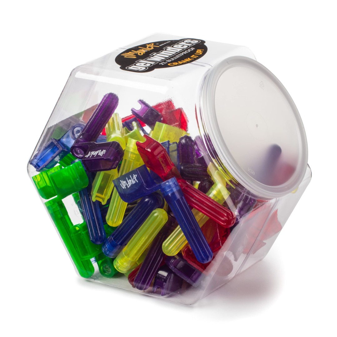 Jim Dunlop- 101 Gel Pegwinders, Assorted Colors, 50/Jar, Hobbies & Toys ...