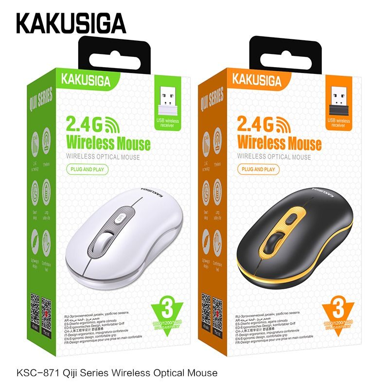 Kakusiga Wireless Optical Mouse 2.4G wireless transmission technology ...
