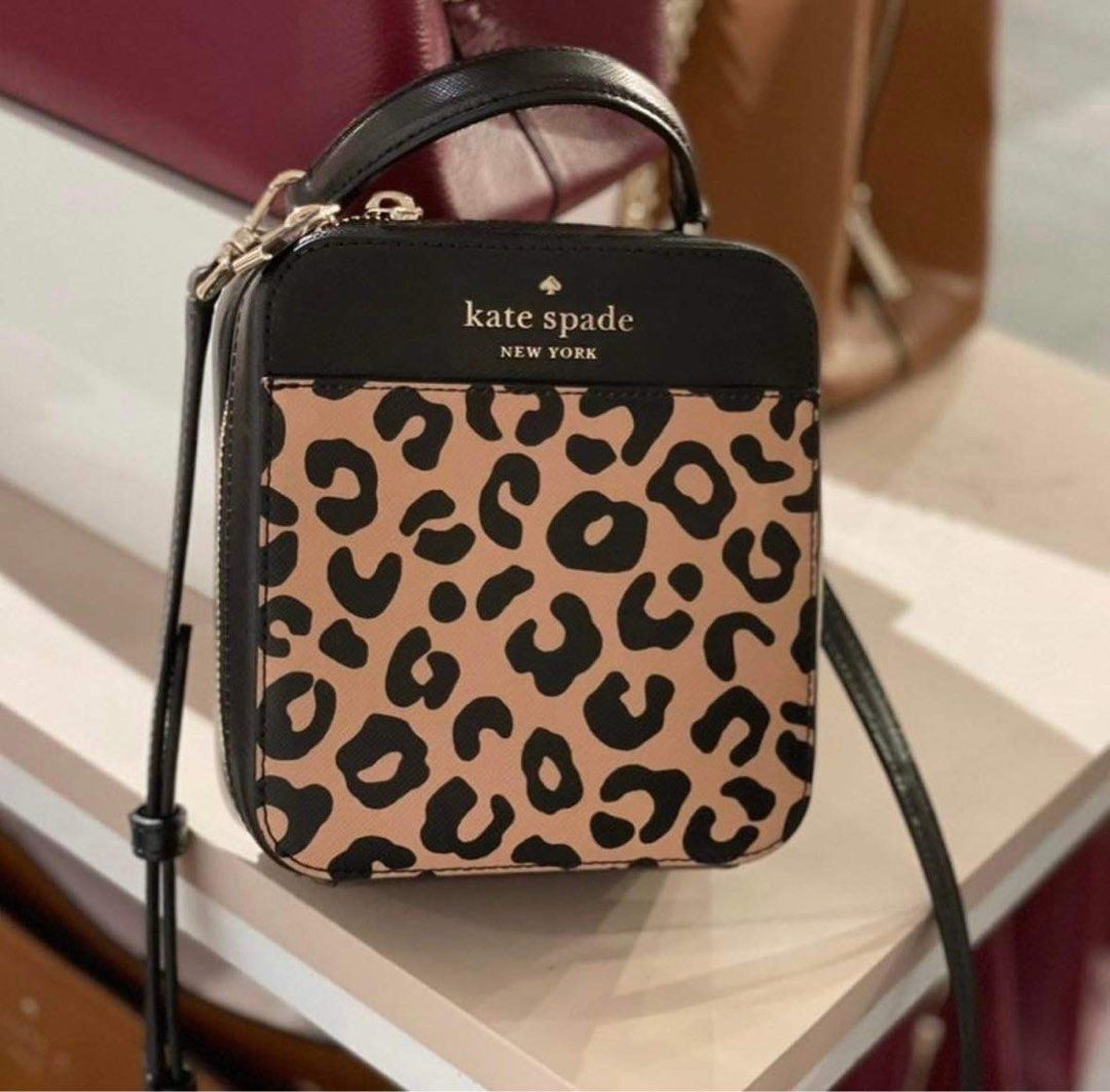 Kate Spade Leopard Crossbody, Luxury, Bags & Wallets on Carousell