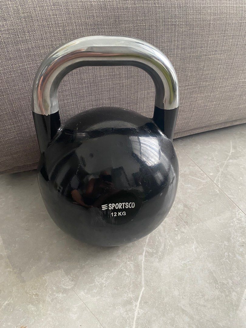 Kettlebell 12kg, Sports Equipment, Exercise & Fitness, Weights ...