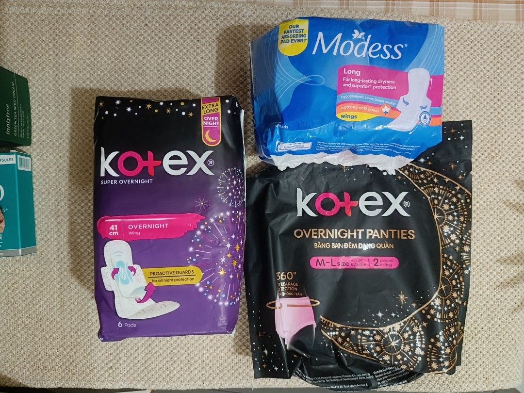 Kotex and Modess Maternity Pad, Beauty & Personal Care, Sanitary ...