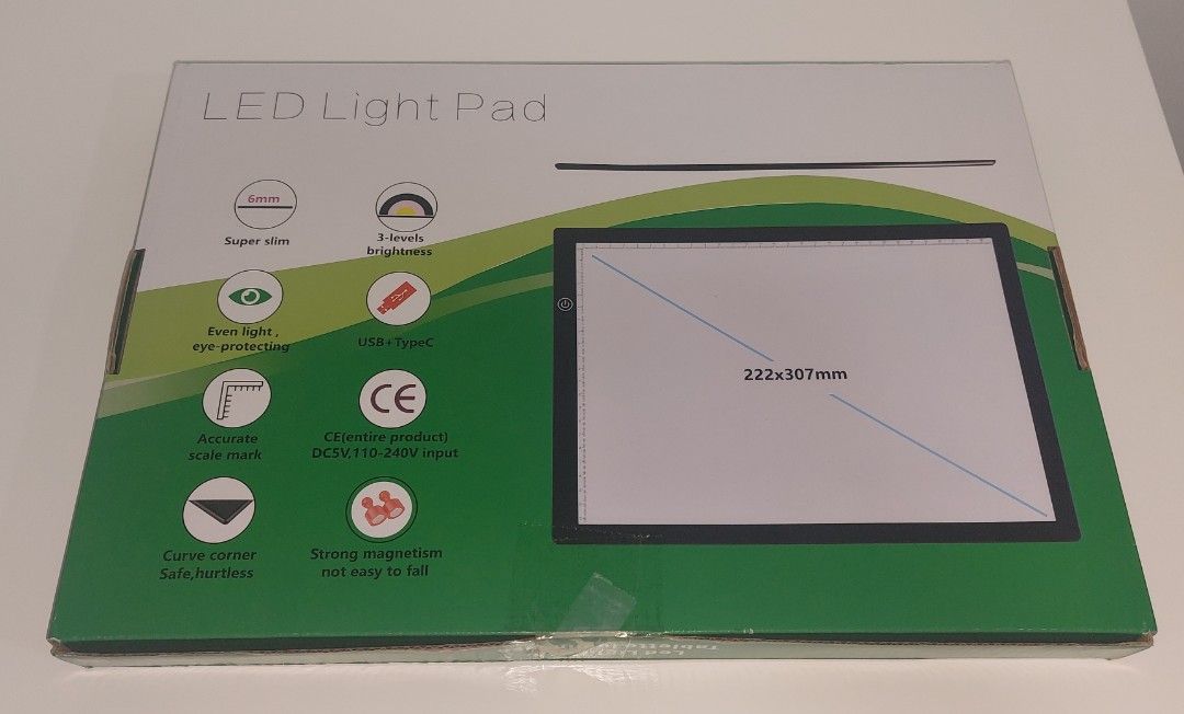 LED Light Pad A4 Size, Hobbies & Toys, Stationery & Craft, Art & Prints ...