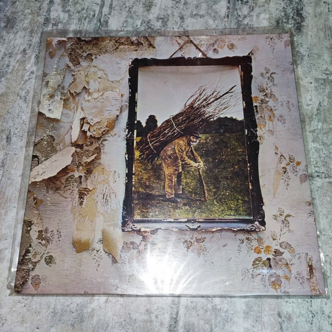 Led Zeppelin - Untitled Gatefold Vinyl LP Record, Hobbies & Toys, Music ...