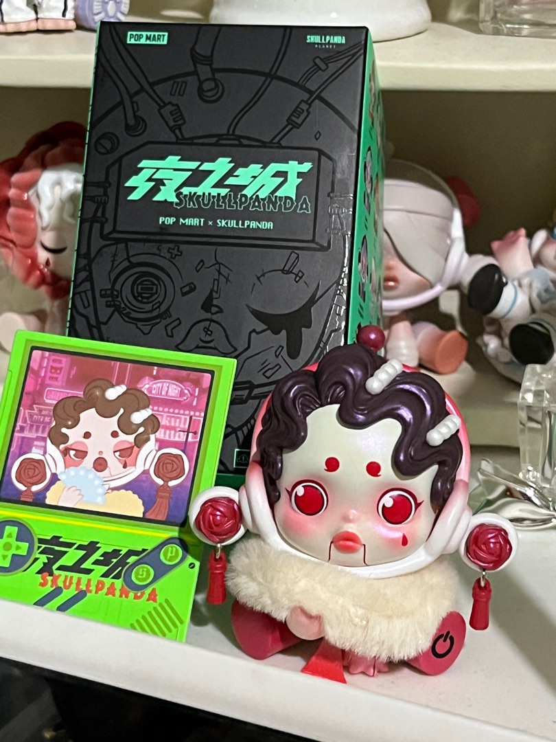 lfb wtt ufs uft Popmart Skullpanda City of Night (Puppet Singer) Blind ...
