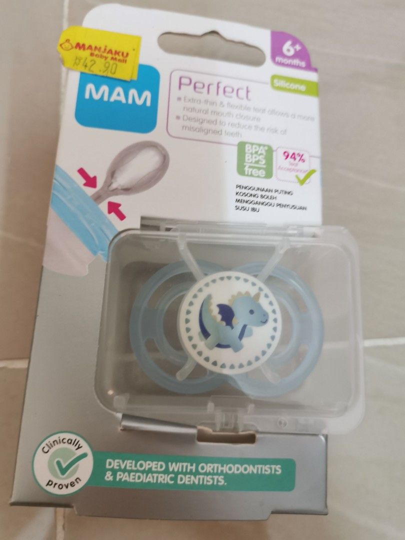 Mam prefect 6m+ pacifier, Babies & Kids, Nursing & Feeding, Soothers ...