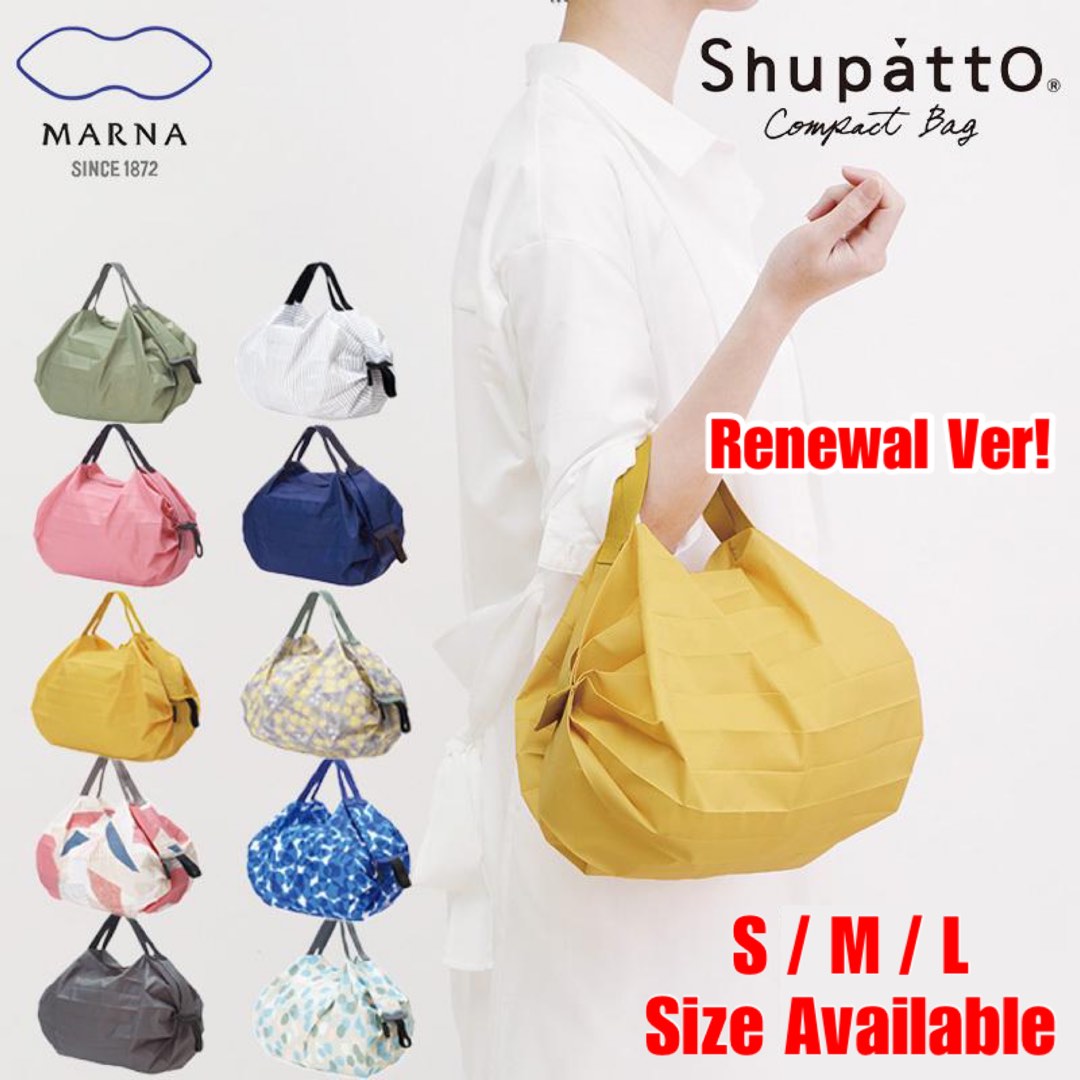 Marna Shupatto Foldable Tote Bag from Japan Recycle Bag, Women's Fashion, Bags & Wallets, Tote ...