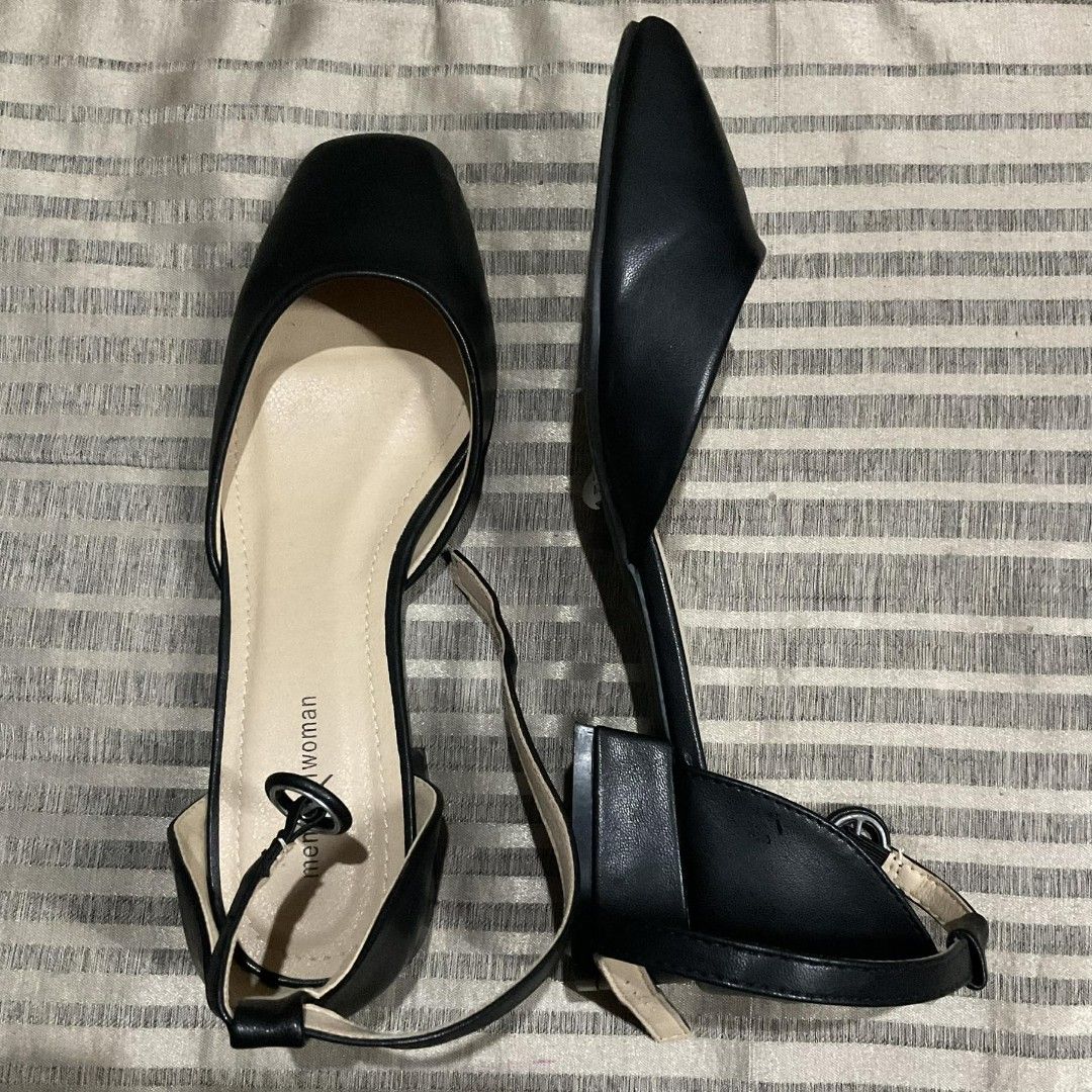 Mendrez Block Heels with Box, Women's Fashion, Footwear, Sandals on ...