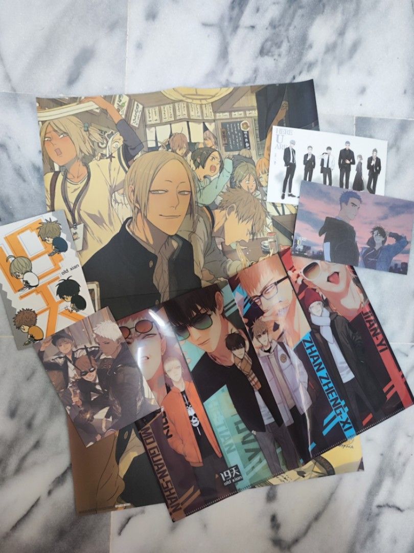 Merch 19 days BL Poster, A5 File & Postcards, Here U Are BL manhua ...