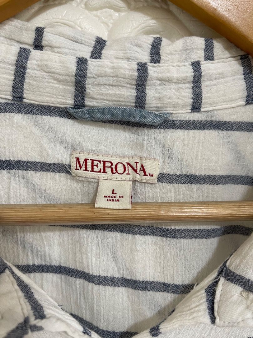 Merona Stripe Top, Women's Fashion, Tops, Blouses on Carousell