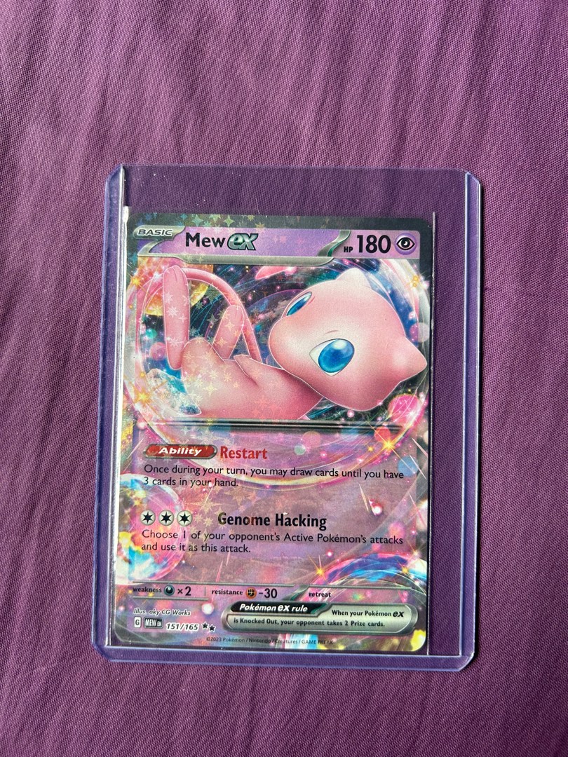 Mew EX 151/165 151 English, Hobbies & Toys, Toys & Games on Carousell