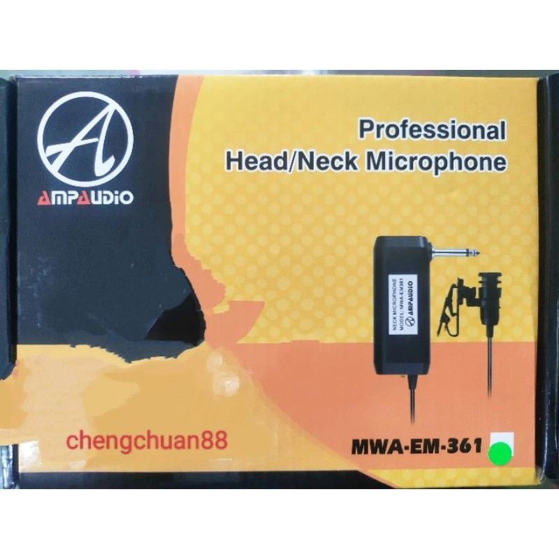 (MIC IMAM MASJID)AMPAUDIO PROFESSIONAL NECK MICROPHONE MWA-EM-361 ...