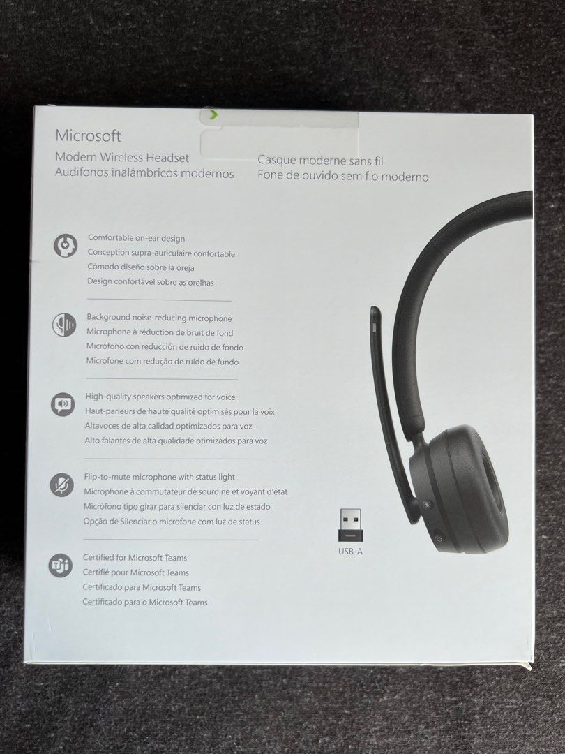 Microsoft Wireless Headset, 音響器材, 頭戴式/罩耳式耳機 - Carousell