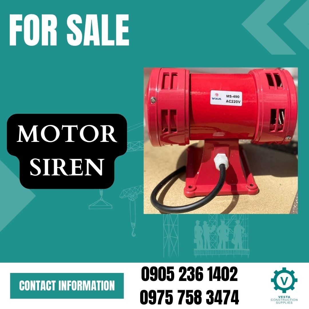 MOTOR SIREN, Commercial & Industrial, Construction Tools & Equipment on Carousell