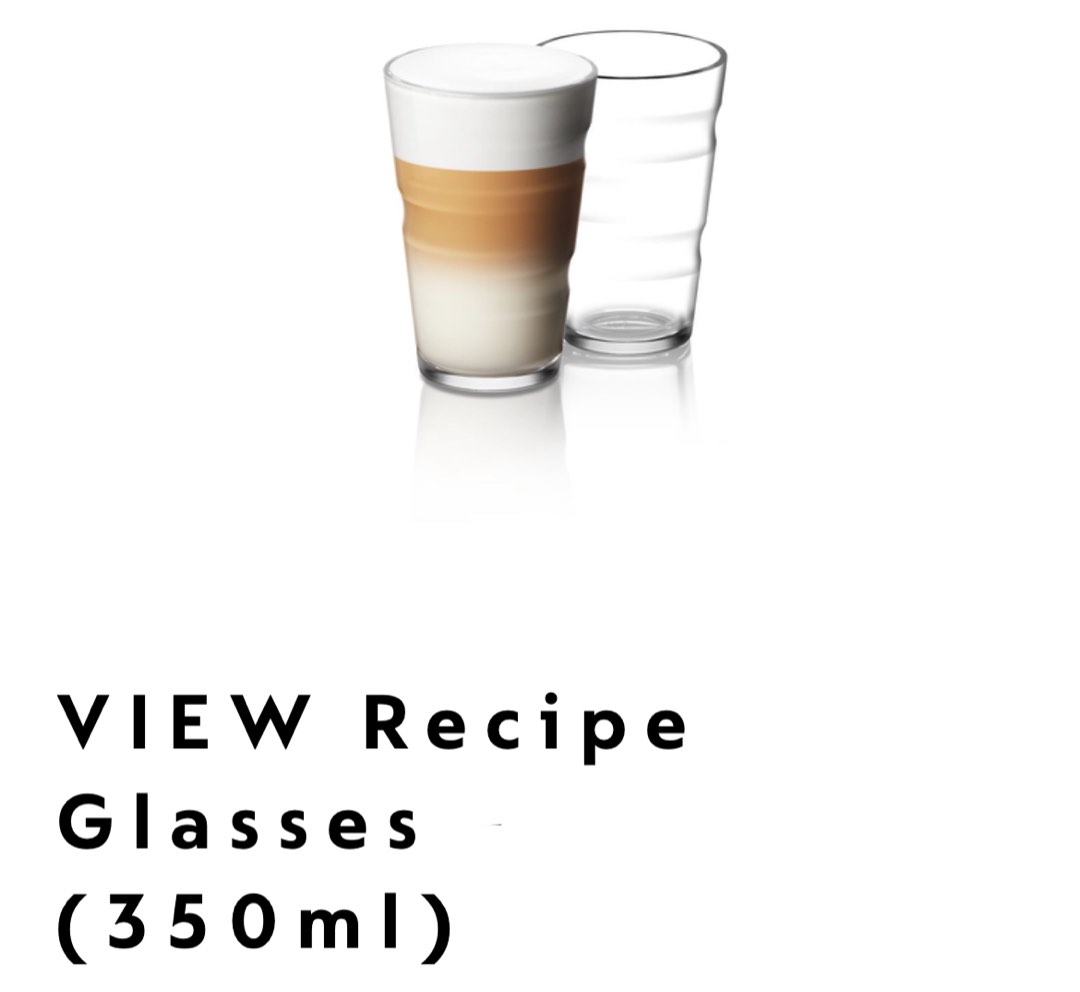 Nespresso View Recipe Glass, Furniture & Home Living, Kitchenware ...