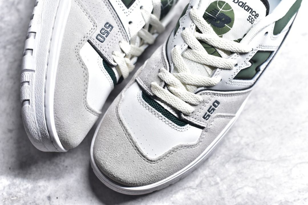 NEW BALANCE white green shoes, Women's Fashion, Footwear, Sneakers on ...