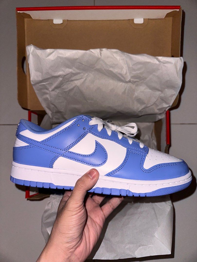 Nike Dunk Low Polar Blue, Men's Fashion, Footwear, Sneakers on Carousell