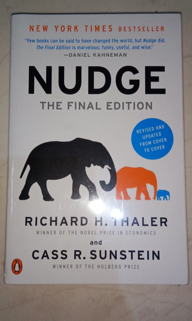 Nudge Richard H. Thaler & Cass R. Sunstein, Buku & Alat Tulis, Buku di ...