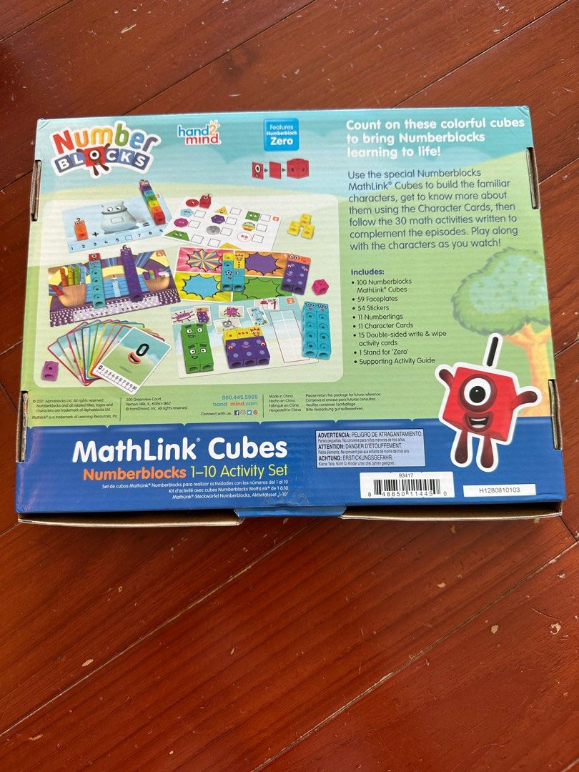 Numberblocks MathLink Cubes 1-20 Activity Set, 兒童&孕婦用品, 嬰兒玩具 - Carousell Numberblocks MathLink Cubes 1-20 Activity Set, 兒童&孕婦用品, 嬰兒玩具 - Carousell