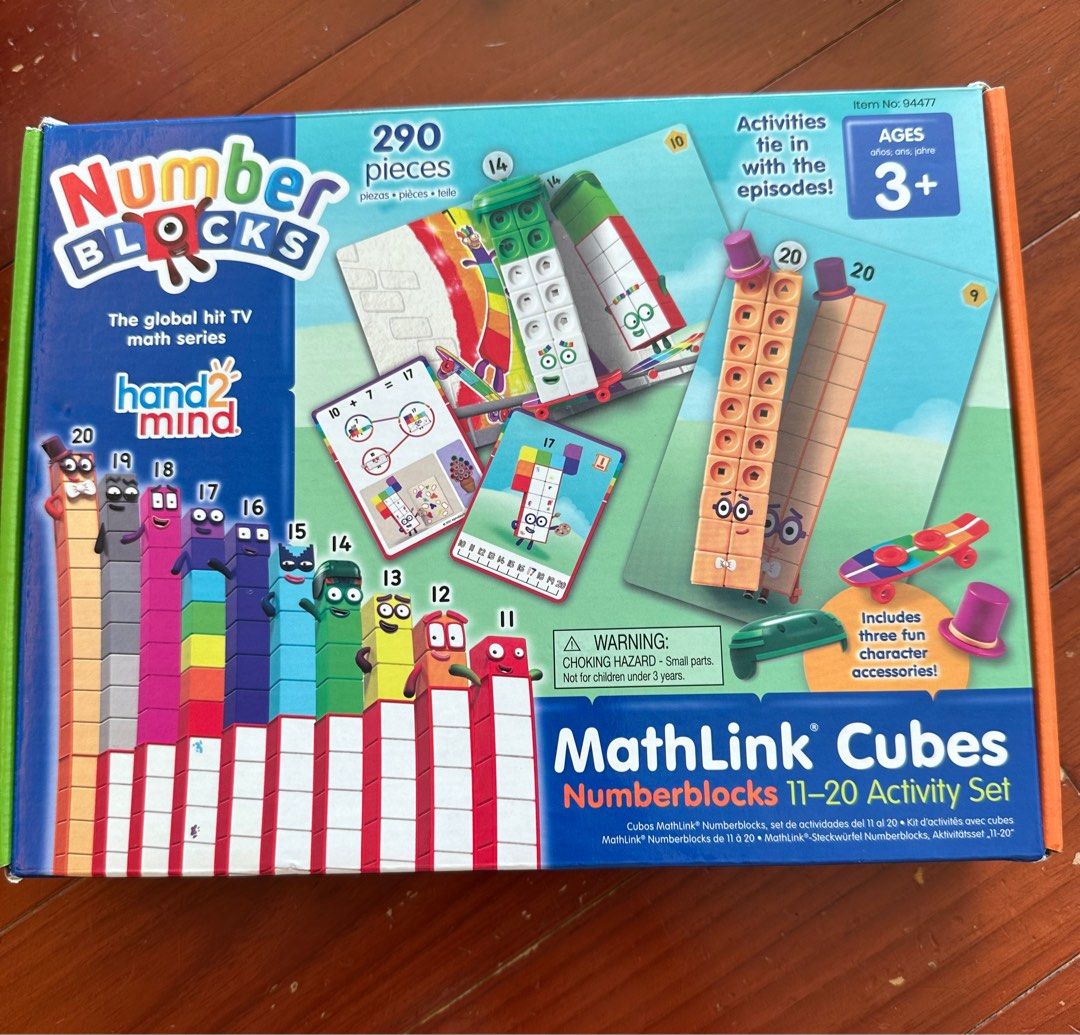Numberblocks MathLink Cubes 1-20 Activity Set, 兒童&孕婦用品, 嬰兒玩具 - Carousell Numberblocks MathLink Cubes 1-20 Activity Set, 兒童&孕婦用品, 嬰兒玩具 - Carousell