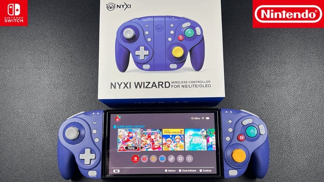 NYXI WIZARD wireless controller for NS/LITE/OLED, Video Gaming, Gaming ...