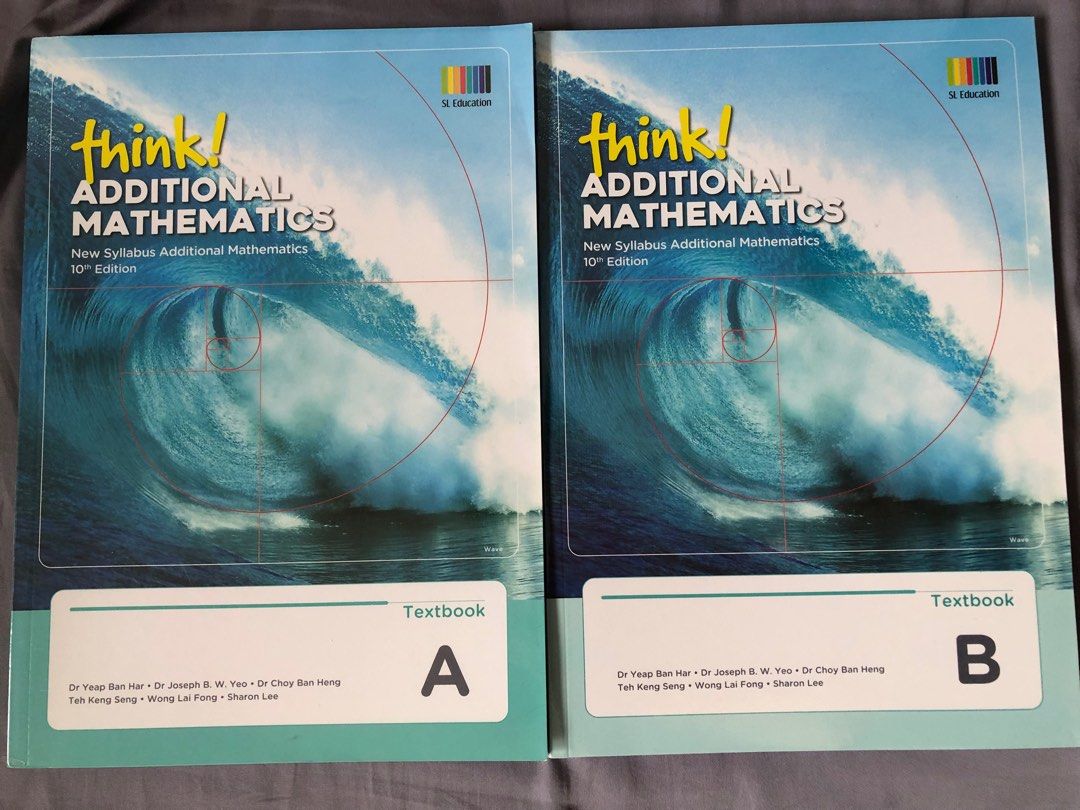 O level Additional Mathematics textbook A and B, Hobbies & Toys, Books ...
