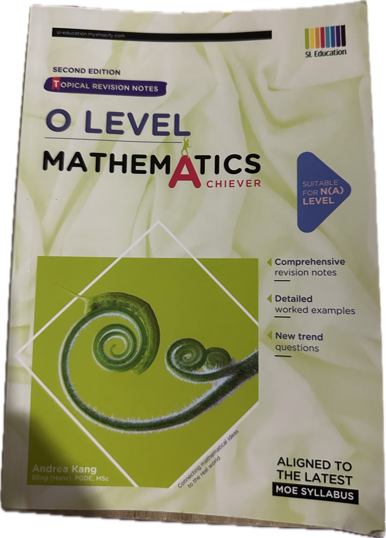 O Level Mathematics Topical Revision Notes, Hobbies & Toys, Books ...
